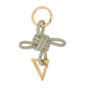 Bottega Veneta Triangle Charm Keychain