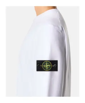 Stone Island Logo Patch Crewneck Sweatshirt
