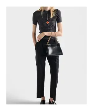 Prada Enchaîné Leather Mini Bag