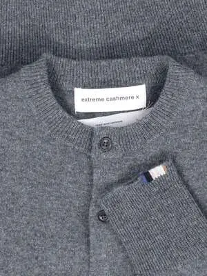 Extreme Cashmere N300 Little 2 Knitted Cardigan - Gray