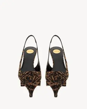 Saint Laurent 50mm Dakota Bow Detail Mules - Black