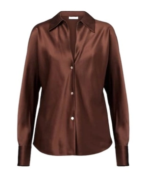 Vince Long Sleeve Shirt - Brown