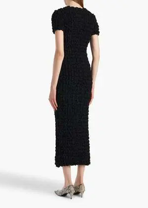 Khaite Perry Silk Chiffon Ruched Dress