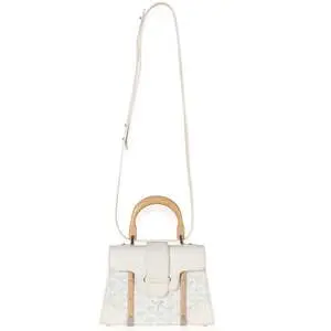 Goyard Goyardine Canvas Structure Saigon Top Handle Bag