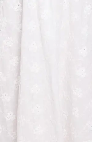 PETAL & PUP Embroidered Cotton Maxi Dress