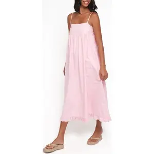 PETAL & PUP Miuccia Sleeveless Cotton Maxi Sundress