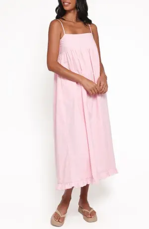 PETAL & PUP Miuccia Sleeveless Cotton Maxi Sundress