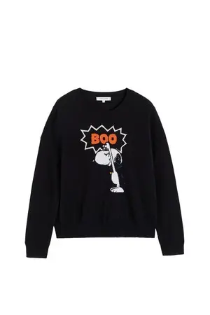 Chinti & Parker Wool-cashmere Snoopy Boo Sweater