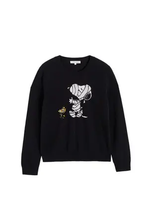 Chinti & Parker Wool-cashmere Snoopy Mummy Sweater