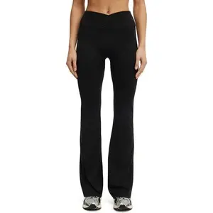 Cotton:on Active Ultra Luxe Cross Front Invisible Scrunch Flare Leggings