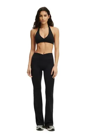 Cotton:on Active Ultra Luxe Cross Front Invisible Scrunch Flare Leggings