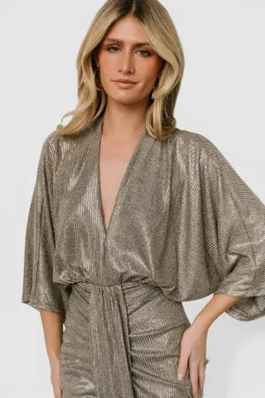 BALTIC BØRN Ciara Ruched Midi Dress