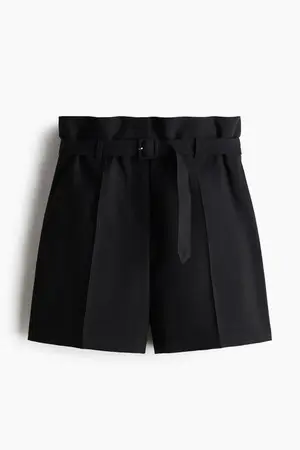 H&m Viscose-blend Shorts With Belt