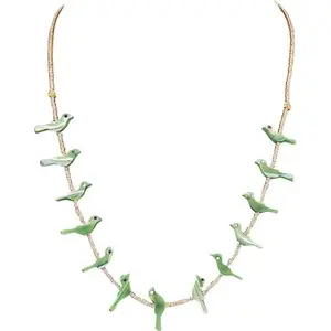 MADISON BEVERLY HILLS Fetish Bird Necklace - Green