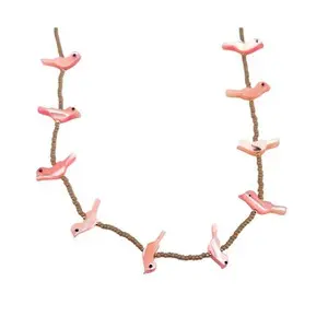 MADISON BEVERLY HILLS Fetish Bird Necklace - Pink