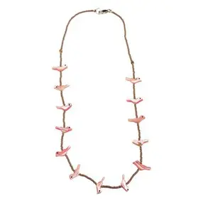 MADISON BEVERLY HILLS Fetish Bird Necklace - Pink