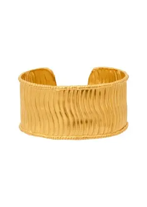 Sylvia Toledano Plated Brass "bambou" Cuff