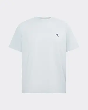 LE PERE Kami Logo Tee Shirt - Blue