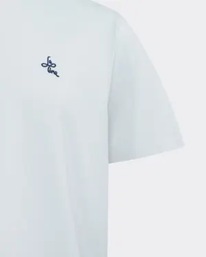 LE PERE Kami Logo Tee Shirt - Blue