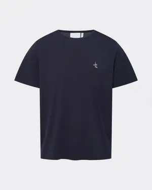 LE PERE Kami Logo Tee Shirt - Navy