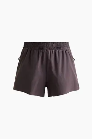 H&m Regular-fit Track Shorts With Pockets - Dark Heather
