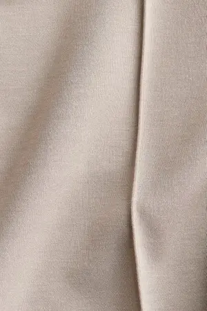 H&m Viscose-blend Barrel-leg Pants - Light Beige
