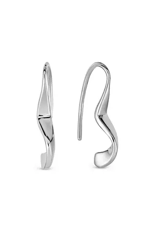 NABS AND BABS Sahab Mini Hoop Earrings - Silver