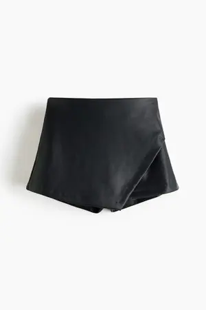 H&M Wrap Skort - Black
