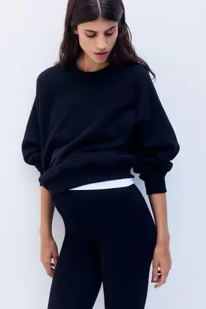 H&m Mama Seamless Ribbed Leggings - Black