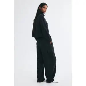 H&m Viscose-blend Pull-on Pants - Dark Gray