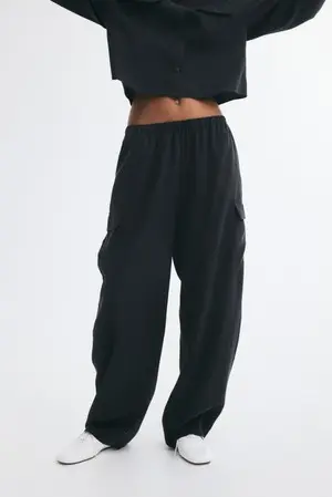 H&m Viscose-blend Pull-on Pants