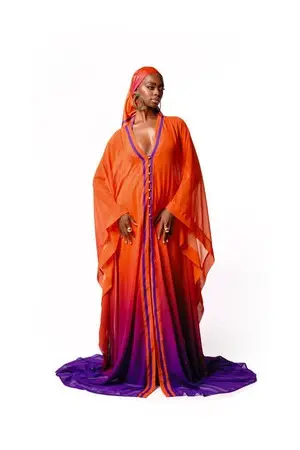 OFUURE Luna Chiffon Kaftan