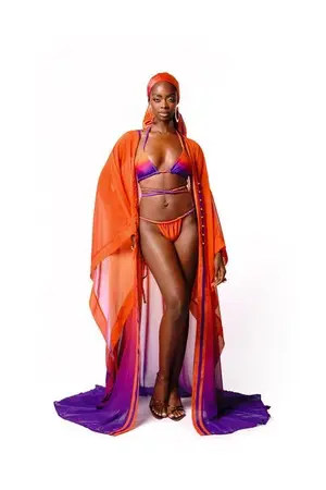 OFUURE Luna Chiffon Kaftan
