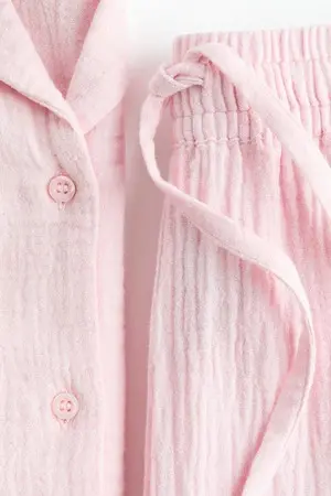 H&m Cotton Muslin Pajamas
