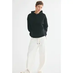 H&m Relaxed Fit Hoodie With Kangaroo Pocket - Black