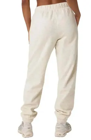 FABLETICS Cozy Fleece Sweatpant - Bone Heather