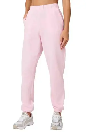 FABLETICS Cozy Fleece Sweatpant - Soft Pink