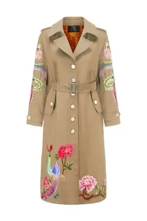 SKYLENCE Phoenix Heritage Trench Coat - Beige