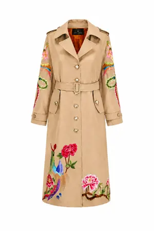 SKYLENCE Phoenix Heritage Trench Coat - Beige