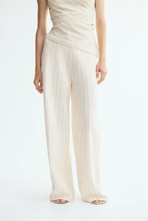H&m Cotton-blend Pull-on Pants
