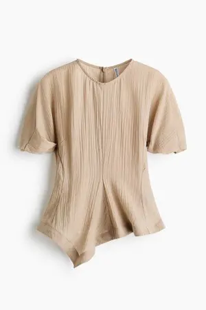 H&m Lyocell-blend Handkerchief Blouse