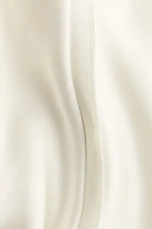 H&M Satin Midi Dress With Cap Sleeves And Slit