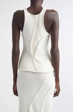 AISLING CAMPS Eddy Cotton Blend Sweater Tank