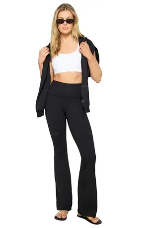 FABLETICS Boost Powerhold High-waisted Flare Pant - Black