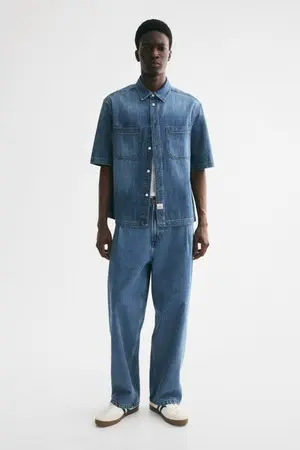 H&m Baggy Jeans - Denim Blue