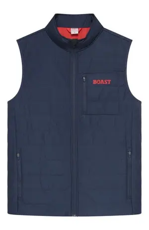 Boast Boast Lightweight Quilted Vest 2.0 Navy