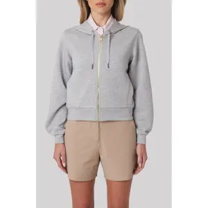 WILLIAMS ATHLETIC CLUB Molly Lightweight Performance Full Zip Hoodie - Grey