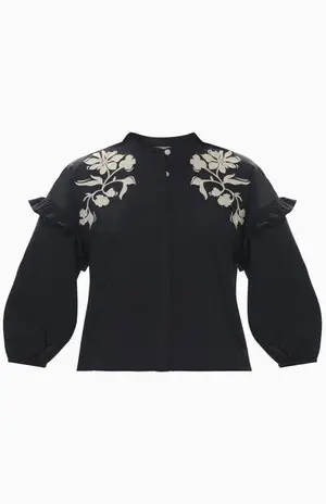 Rebecca Taylor Lydia Applique Top