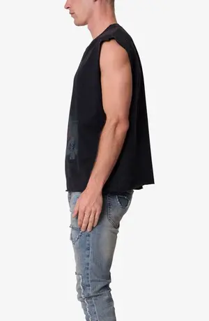 Mnml Snake Venom Sleeveless Graphic Cutoff T-shirt
