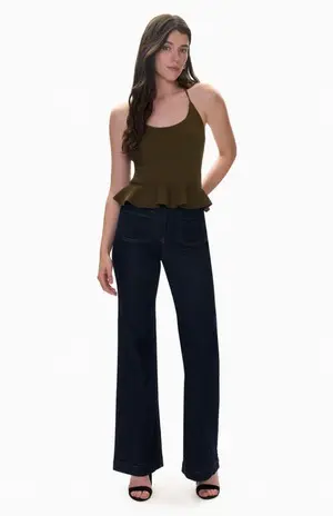 Rebecca Taylor Bailey Sweater Tank - Olive